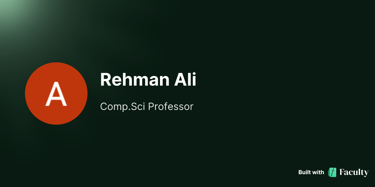 Rehman Ali